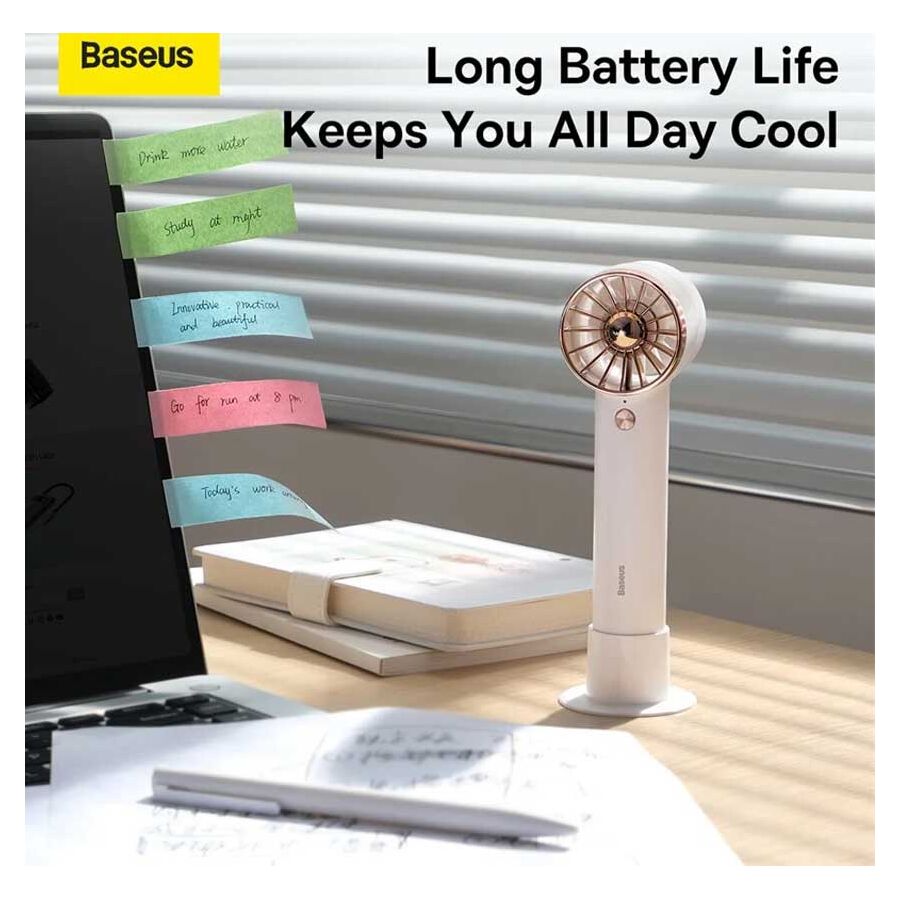 Baseus Flyer Turbine Handheld Rechargeable Cooling Fan 2000mAh