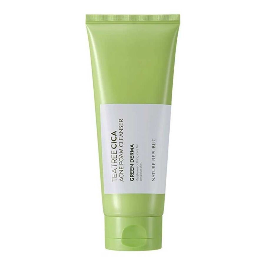 Nature Republic Green Derma Tea Tree Cica Acne Foam Cleanser 150ml