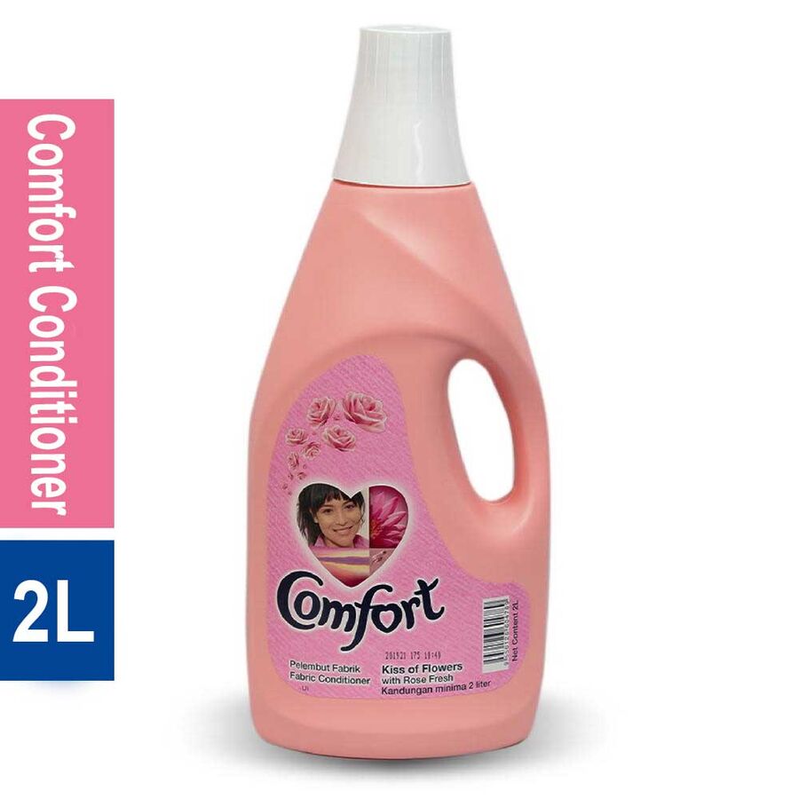 Comfort Fabric Softener Pink Kiss Of Flower Conditioner 2L