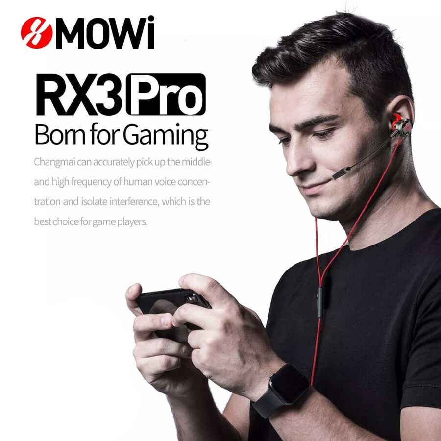 Plextone Mowi RX3 Pro Dual Microphone Gaming Earphone