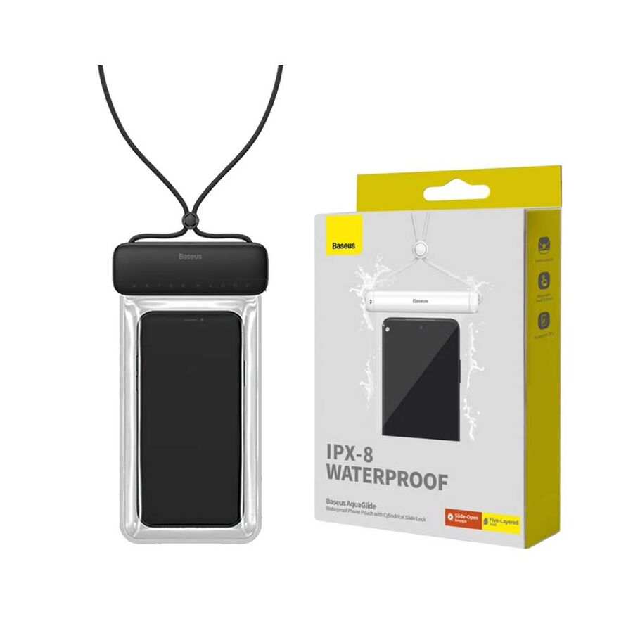Baseus IPX-8 Waterproof Phone Pouch with Slide Lock