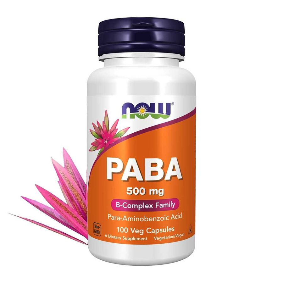 Now Paba 500mg B-Comples Family 100 Capsules