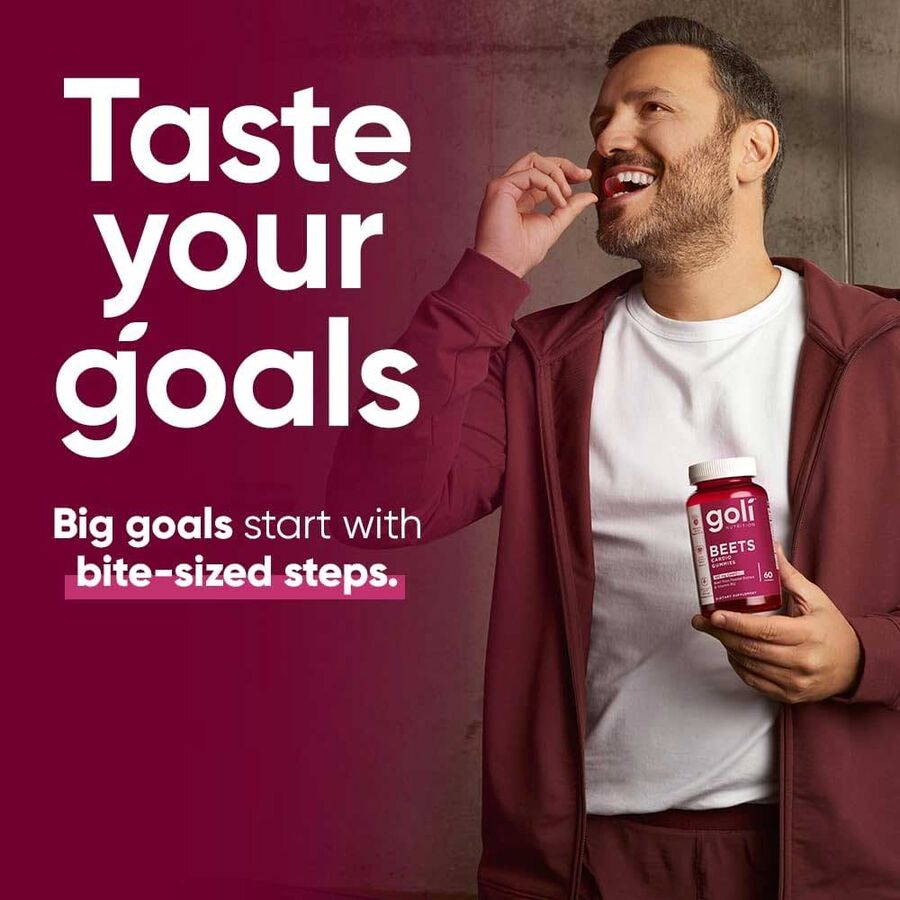 Goli Nutrition Beets Cardio Gummies 60 Tablets