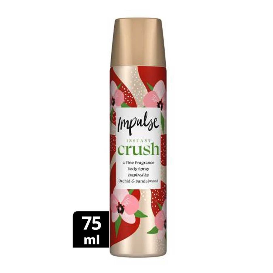 Impulse Instant Crush Body Spray Deodorant 75ml