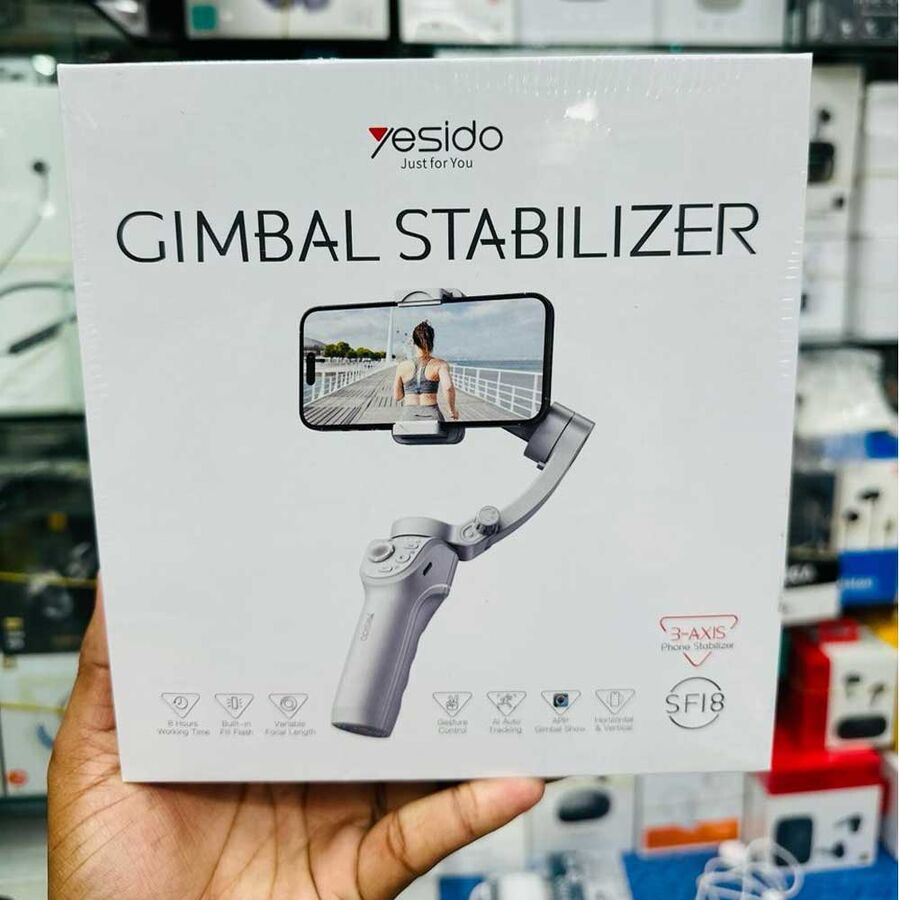 Yesido SF18 360 Ai Auto Face Tracking Handheld BT Mobile Gimbal Stabilizer