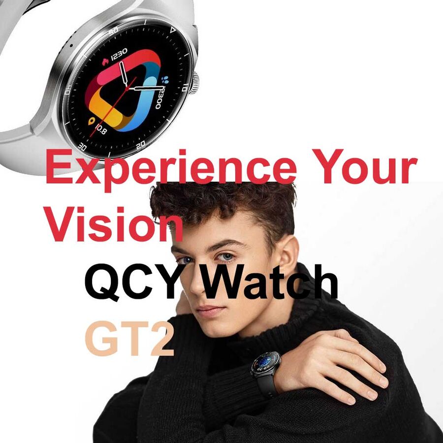 QCY GT2 AMOLED Display Dazzling Styles Smart Watch