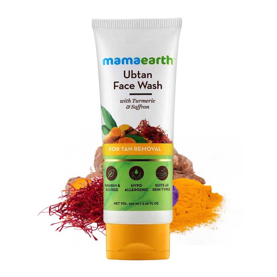 Mamaearth Ubtan Face Wash with Turmeric & Saffron 100ml