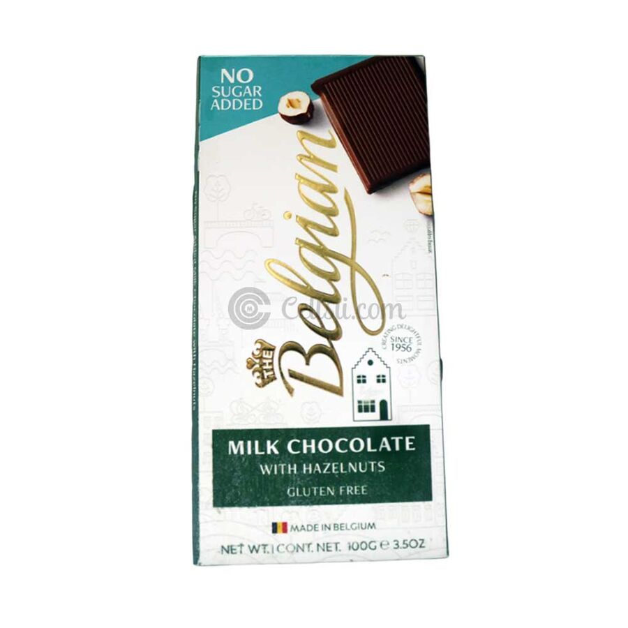 Belgian Milk With Hazelnut Chocolate 100g