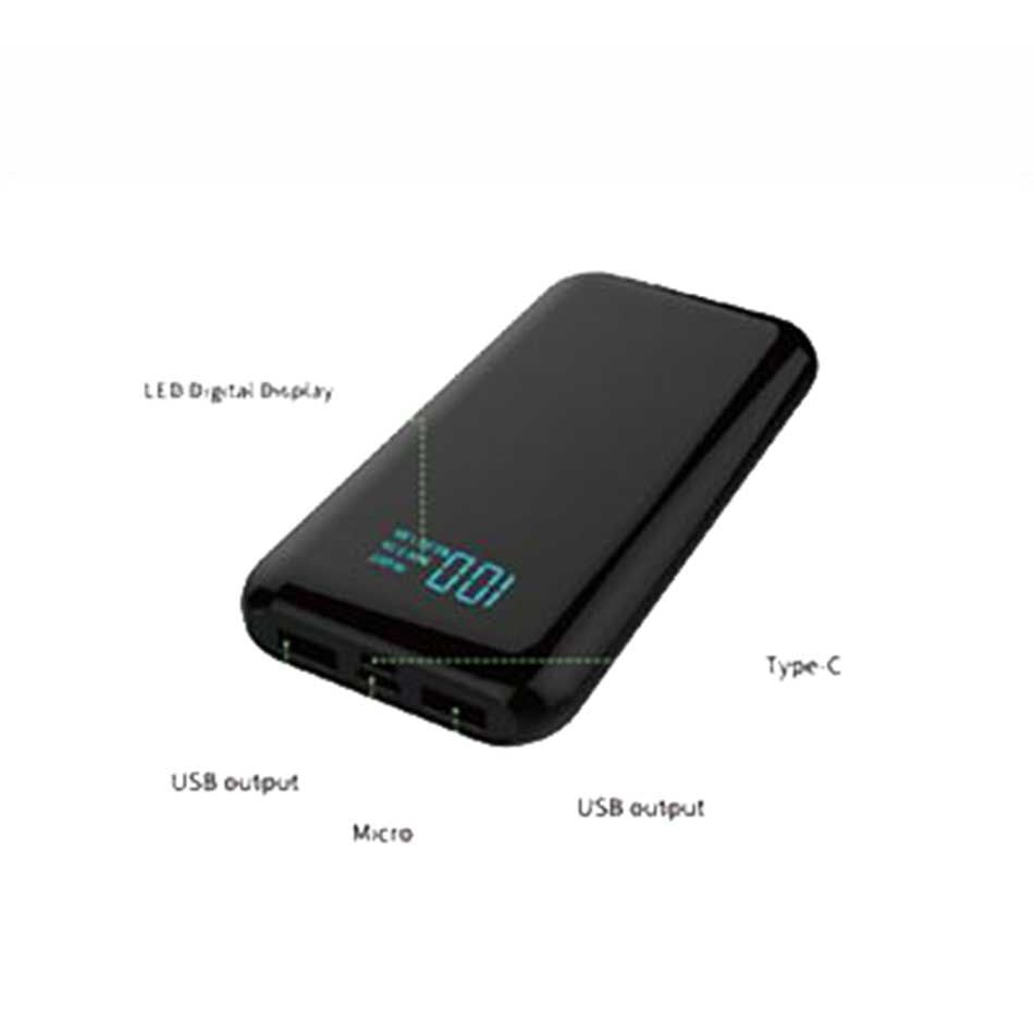 Lenovo 20000mAh Dual Input Dual Output LED Display Power Bank - Power Bank