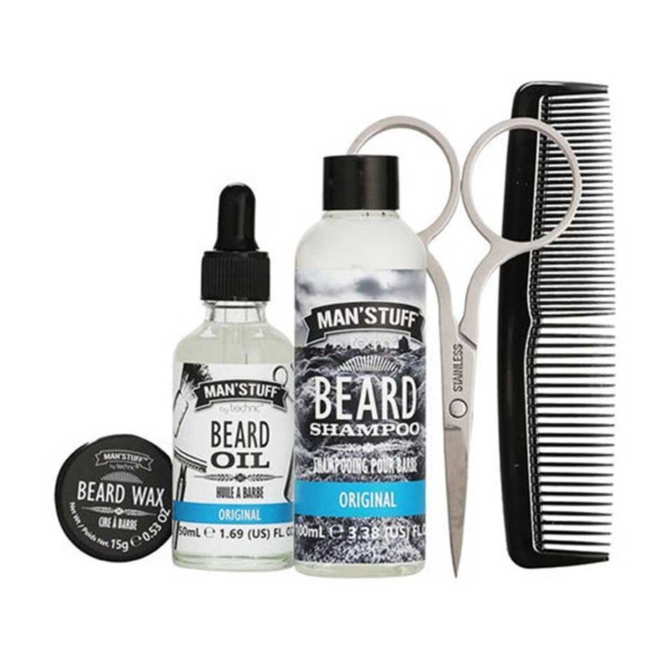 Man'Stuff by Technic Tidy Whiskers Beard Kits Gift Set- Shaving ...