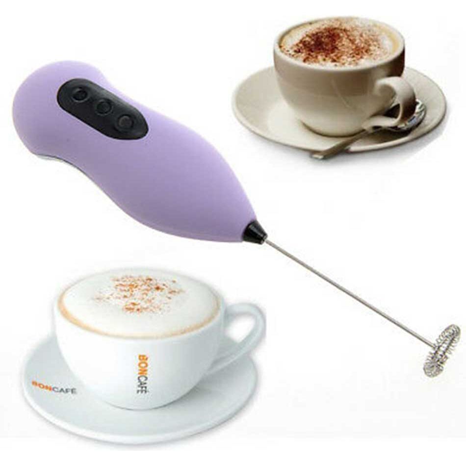 Hand Mixer for Coffee Whisk Cappuccino Latte Milk Shaker - Home Appliances