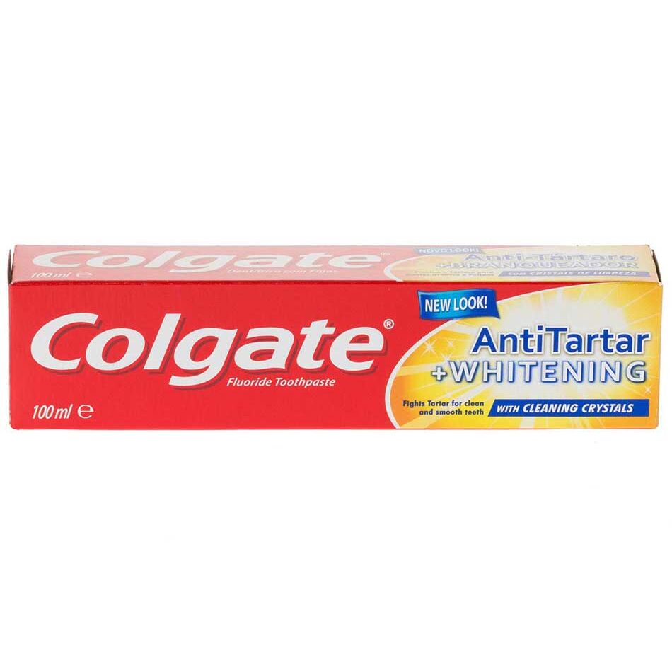 Colgate Anti Tartar + Whitening Toothpaste 100ml - Toothpastes