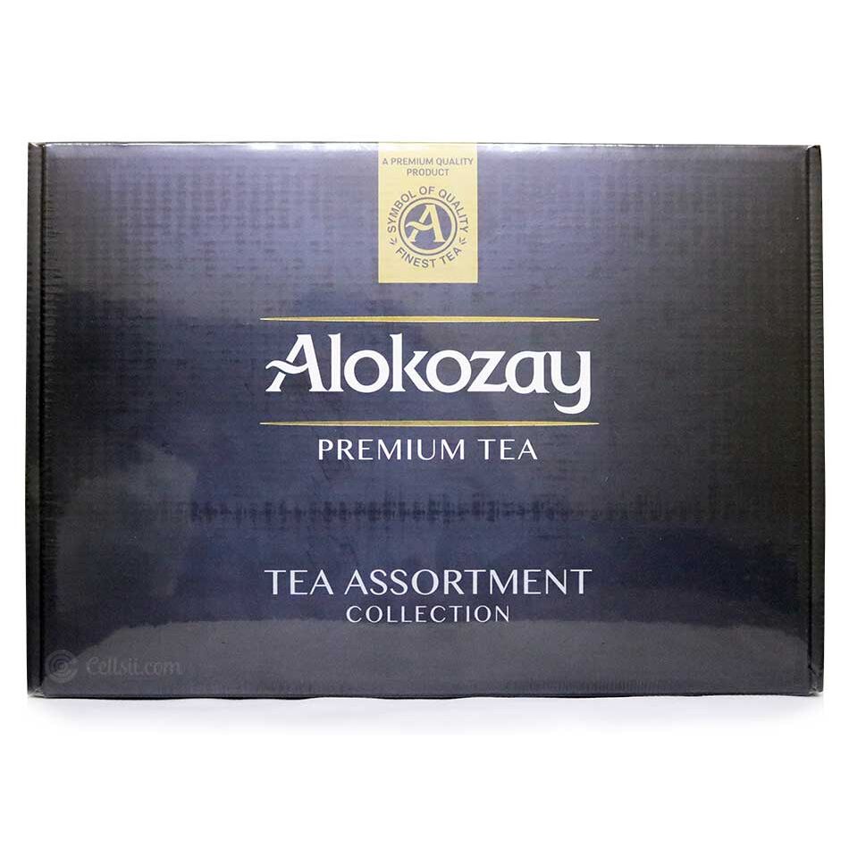 Alokozay Assortment Premium Tea Wooden Box 144Pcs